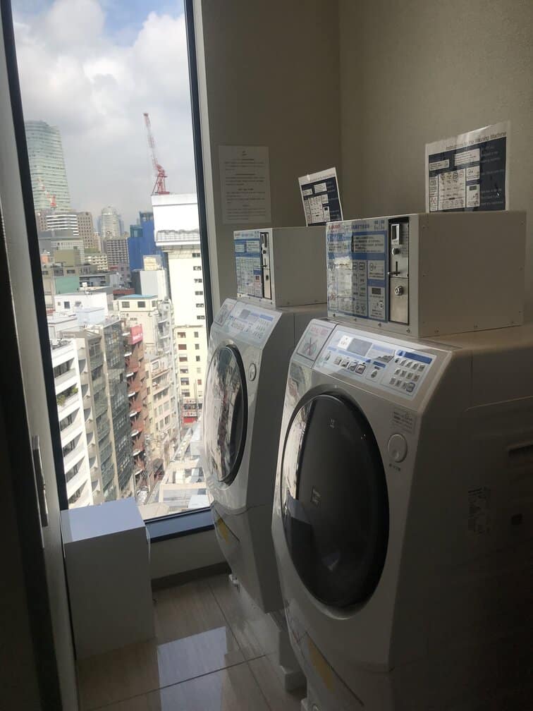 NO, YOU DON'T NEED A WASHING MACHINE IN YOUR JAPANESE HOTEL ROOM
